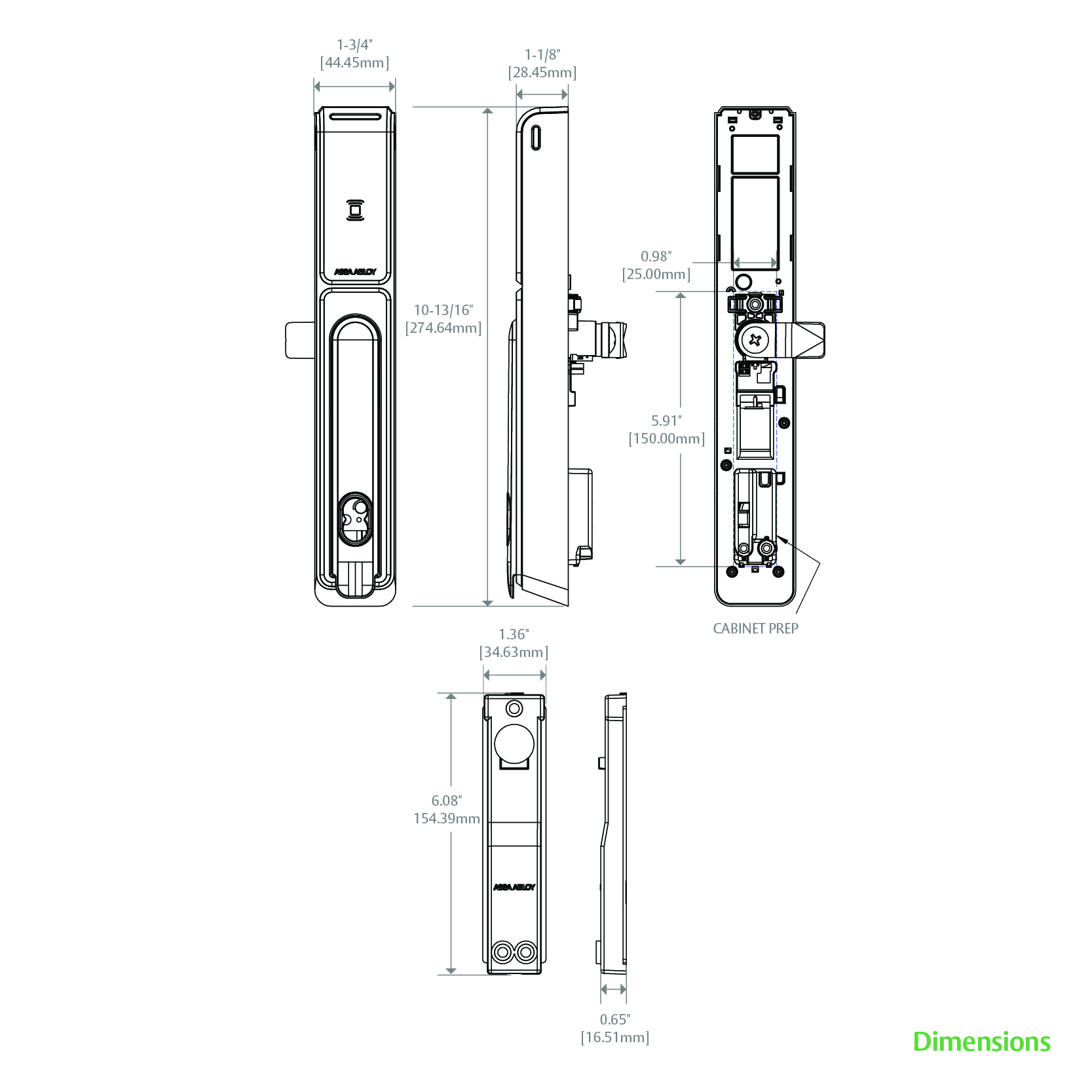 KS200 Series Server Cabinet Lock